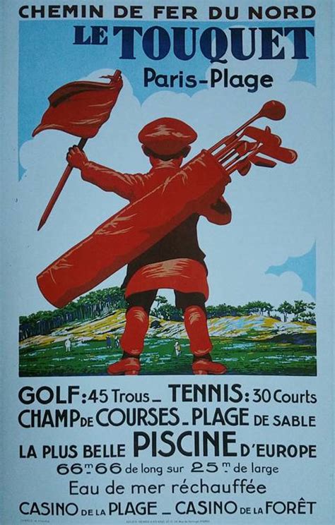 골프 포스터 20세기초 제작 당시 시대 상황 담겨