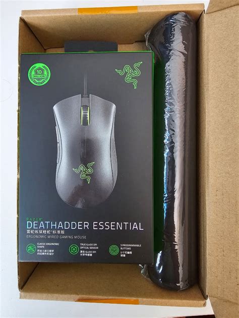 Razer Deathadder Essential Free Mousepad Computers And Tech Parts And Accessories Mouse