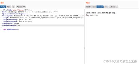 Ctfhub技能书解题笔记 Rce 读取源代码substrpassword06c4d038 Csdn博客