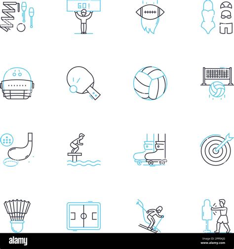 Treatment Linear Icons Set Therapy Medication Healing Cure Recovery Rehabilitation