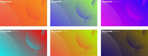 Set Modern Abstract Covers Set Trendy Abstract Background Cool