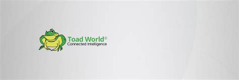 Toad Database Developer And Administration Software Tools