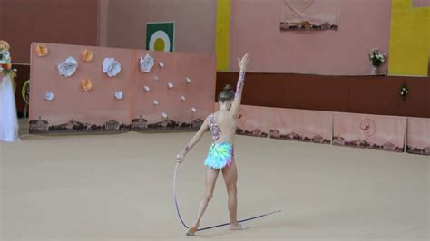 Художественная гимнастика открытый чемпионат Черниговской области Кот Поліна скакалка 14 10
