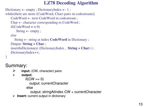 Ppt Lempel Ziv Compression Techniques Powerpoint Presentation Free
