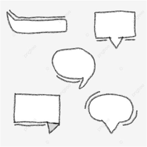 simple comic style textbox vector text box text border bubble text