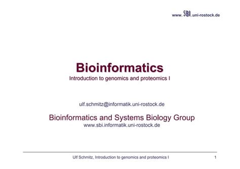 Proteomics And Genomics 1 Pdf Biological Sciences Science