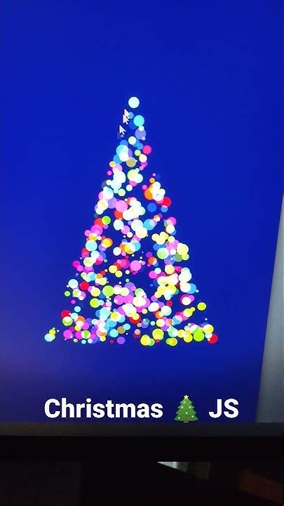 Javascript Christmas Tree 🌲 Shorts Youtube