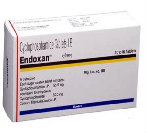 Cyclophosphamide Tablets Endoxan Tablet Baxter 10x10 Tablets At Best Price In Thoothukudi
