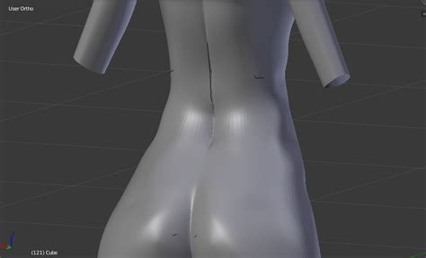 Blender Internal Render Engine Distorted Line In Mesh Object Mode