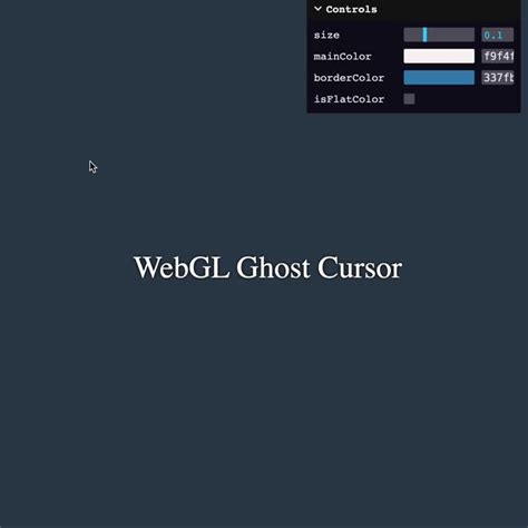 Ksenia Kondrashova On Linkedin Webgl Glsl Interactivecursor