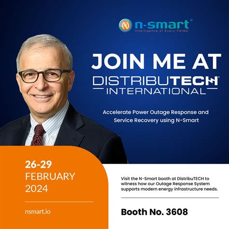 Salim Bendris On Linkedin I Am Thrilled About The Distributech International Event Where N Smart…