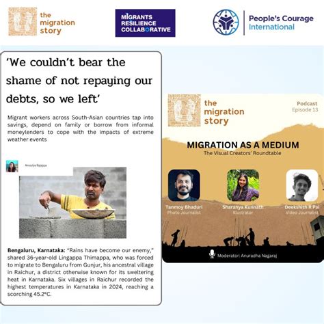 Migrants Resilience Collaborative On Linkedin Migrationstories Copingforclimate