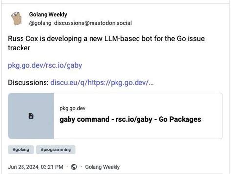 继裁掉 Python 团队后，谷歌 Go 团队也迎来动荡：团队灵魂人物、领导 Go 十二年的技术负责人突然宣布退位项目russ工作
