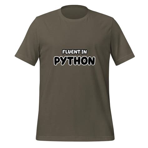 Fluent In Python Coding Shirt Funny T It Tech T Programmer