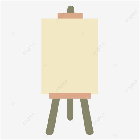 이젤 나무에 빈 캔버스 캔버스 페인트 그림 Png 일러스트 및 Psd 이미지 무료 다운로드 Pngtree