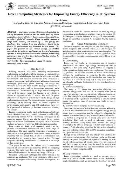 Pdf Green Computing Strategies For Improving Energy Efficiency In It Systems Innovative