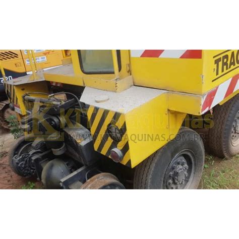 Locotrator Ferroviário E Rodoviário 9tm Marca Trackmobile® Máquina Semi