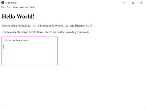 Content Of A Webview Inside Of An Iframe Doesnt Render · Issue 27720 · Electronelectron · Github