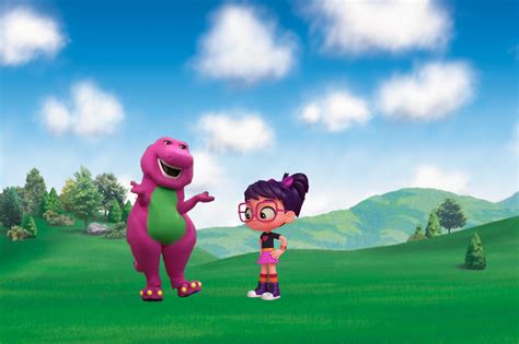 Barney Meeting Abby Hatcher By Charliethethomasfan On Deviantart