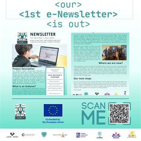 Cyprus Computer Society Ccs On Linkedin The Codedu Projects 1st E Newsletter Is Out Have A
