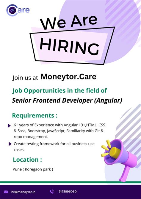 Rutuja Gaikwad On Linkedin Hello All Exciting Opportunity For Angular Frontend Developer At