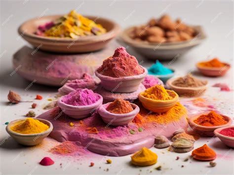 Premium Photo Happy Holi Greeting Card Designed Showing Indian