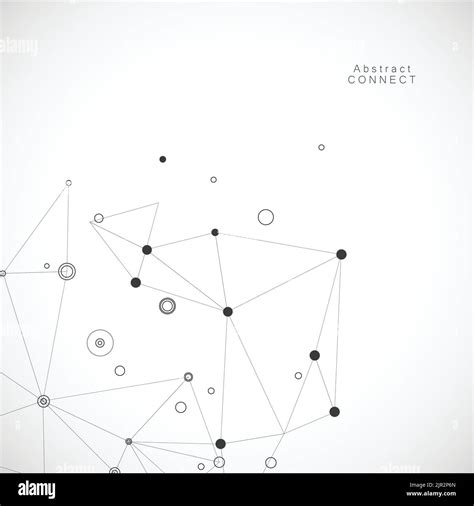 Vector Abstract Molecular Connection Technology Design For Medicine Biology Chemistry