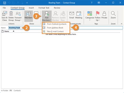 Create Contact Groups Customguide