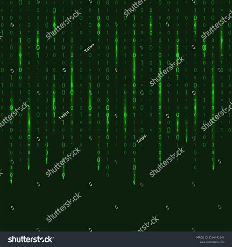 numbers on screen digital stream binary stock vector royalty free 2266442549 shutterstock