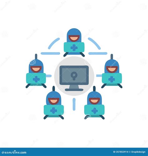 Cyber Threat Analysis Vector Illustration Featuring Vulnerability