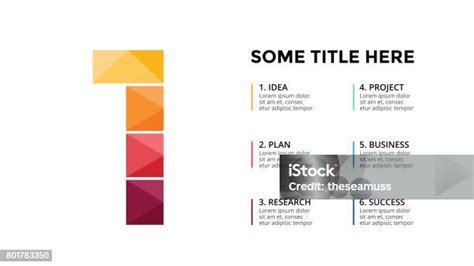 벡터 알파벳 Infographic입니다 프레 젠 테이 션 슬라이드 템플릿입니다 번호 1와 텍스트에 대 한 장소 비즈니스 글꼴
