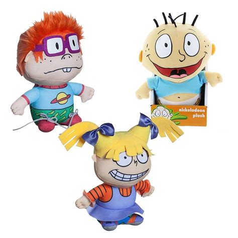 Buy Nickelodeon Nick Toons Rugrats Plush Set Angelica Chuckie