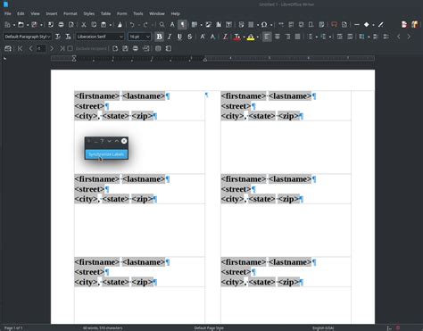 LibreOffice Address Label Merge From Spreadsheet Ryan And Debi
