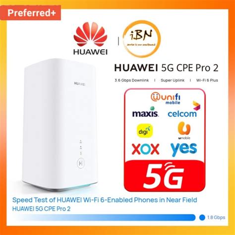 COD HUAWEI 5G CPE PRO 2 H122 373 Wi Fi 6 Plus Cover More Space With Stronger Signal Simcard