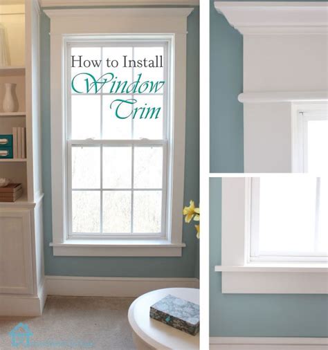 How To Install Window Trim Interior Window Trim Window Trim Diy Home Improvement