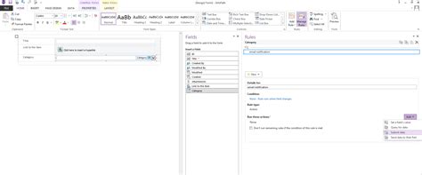 sharepoint enterprise sending an email from action in infopath 2013