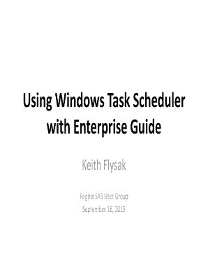 Fillable Online Using Windows Task Scheduler Fax Email Print PdfFiller