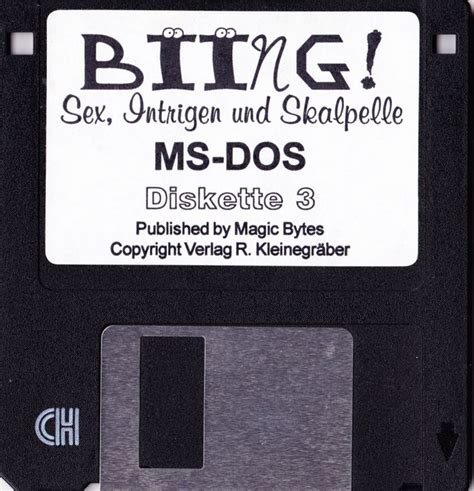 Biing Sex Intrigue And Scalpels Cover Or Packaging Material MobyGames