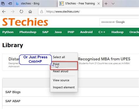 how to convert or save webpage as a pdf