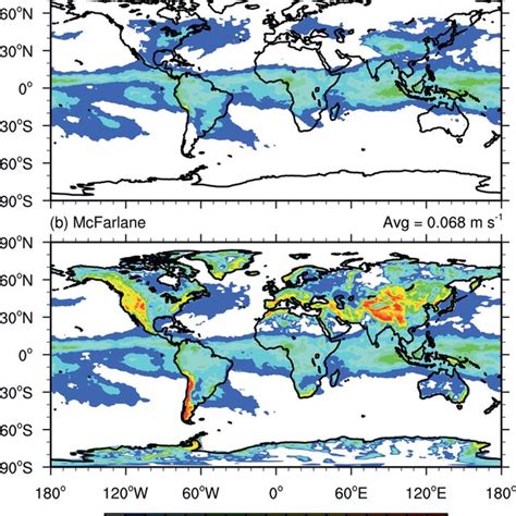 Annual Zonal Mean Distribution Of Sub‐grid Scale σw For Ice Formation