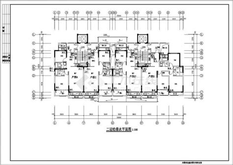 某小区十一层框架结构住宅楼给排水消防施工图框架结构土木在线