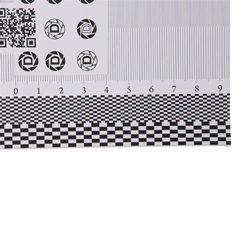 Camera Lens Focus Calibration Card AF Micro Alignm Grandado