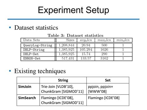 Ppt Can We Beat The Prefix Filtering An Adaptive Framework For Similarity Join And Search