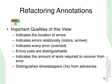 Ppt Improving Refactoring With Alternative Program Views Powerpoint Presentation Id1451479