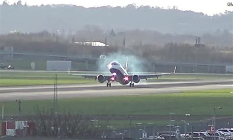 Ntv Kenya Watch Heavy Crosswinds Force Plane To Abort Landing At