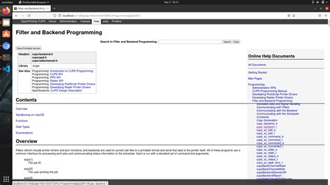Misalignment Of Programming Document In Cups Web Interface · Issue 344 · Openprintingcups · Github