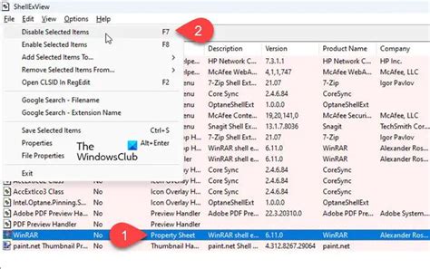 How To Use Shellexview On Windows To Disable Shell Extensions