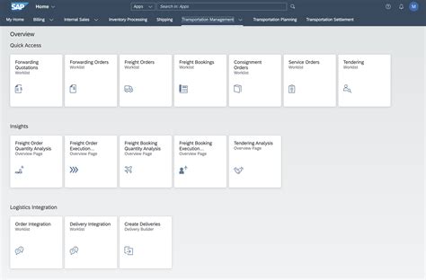 sap transportation management
