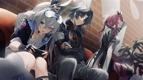 Kafka Silver Wolf And Blade Honkai And More Drawn By Ikasoba