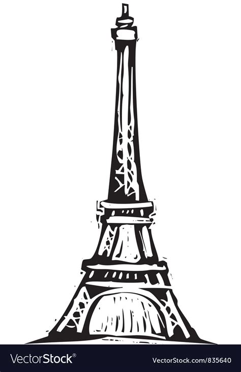 Eiffel Tower Royalty Free Vector Image VectorStock